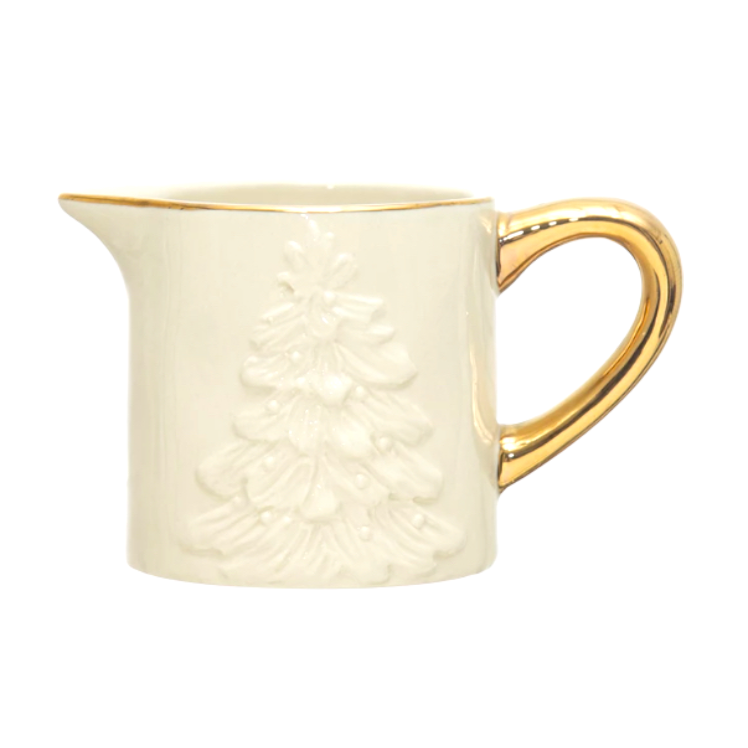 Stoneware Creamer with Tree | Aerie Lane Home